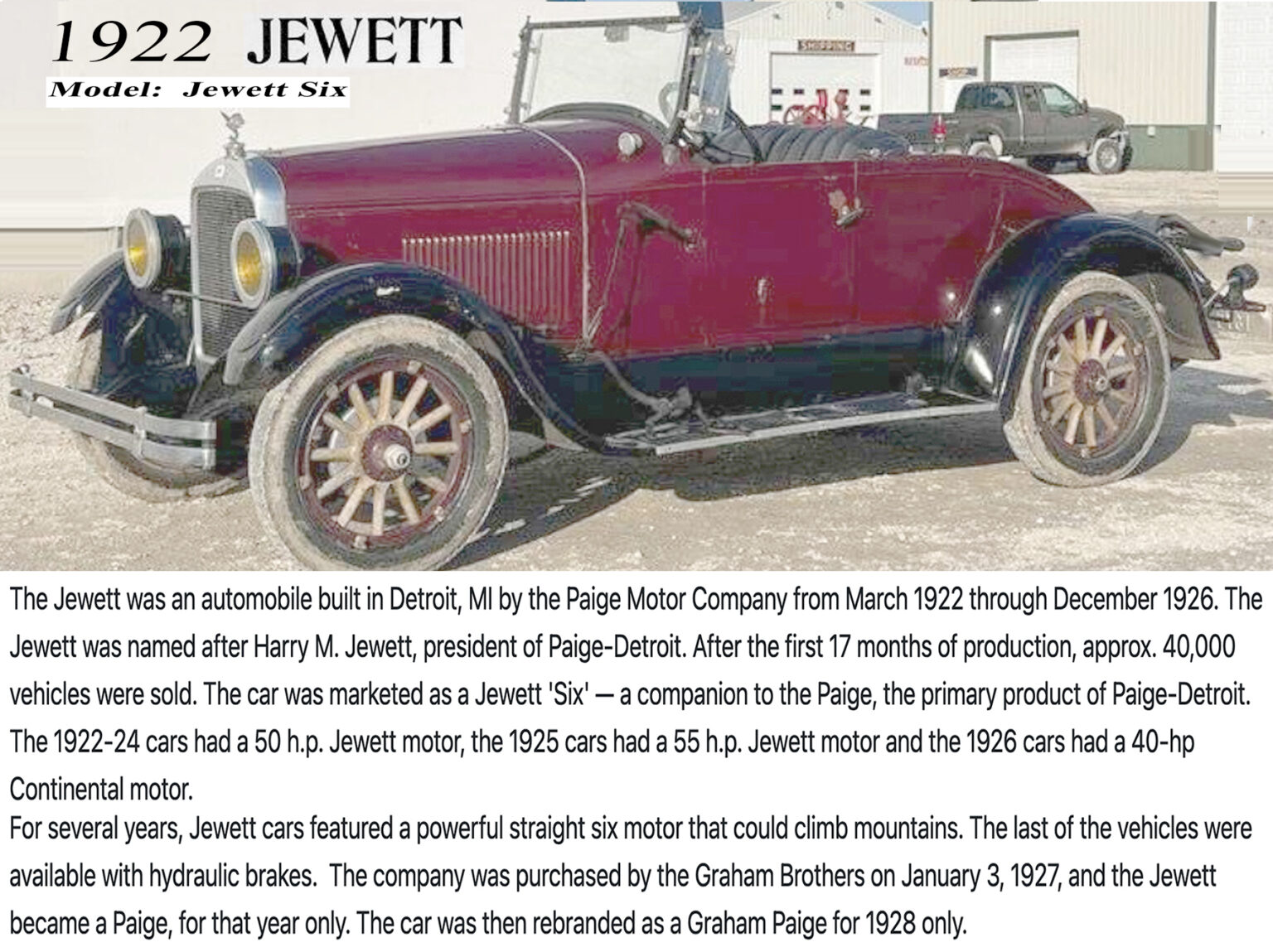 1920 to 1924 | Kelly Antique Car Museum